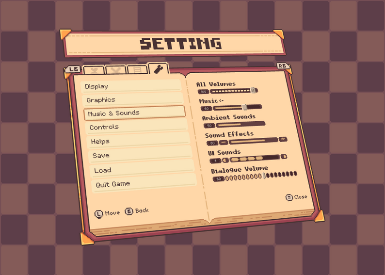 Complete UI Book Styles Pack [Aseprite, Spritesheet] by Crusenho