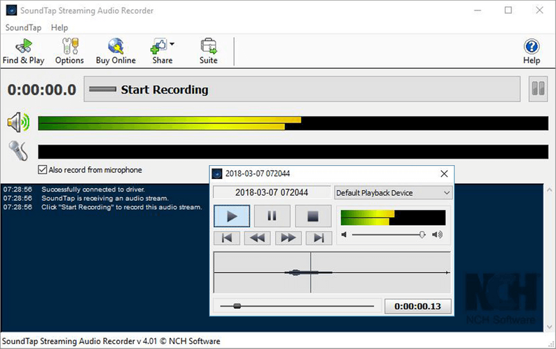 SoundTap - Streaming Audio Recorder by NCHSoftware