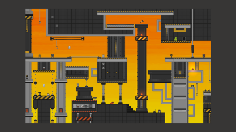 Factory Platformer Tile Set - Pixel Art by muffinespixels by muffinespixels