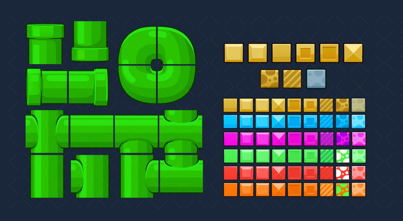 Platformer items mega bundle by Robert Brooks - gamedeveloperstudio.com