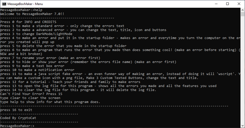 MessageBoxMaker by CryptoCat