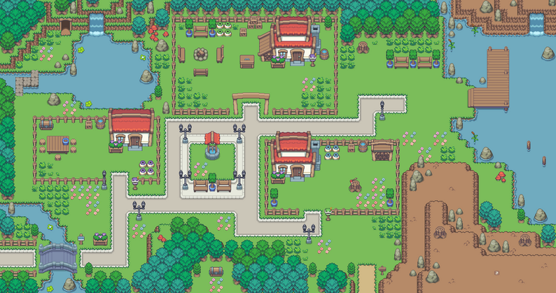 Fantasyville Topdown RPG-16x16 Village sprites by JPKG