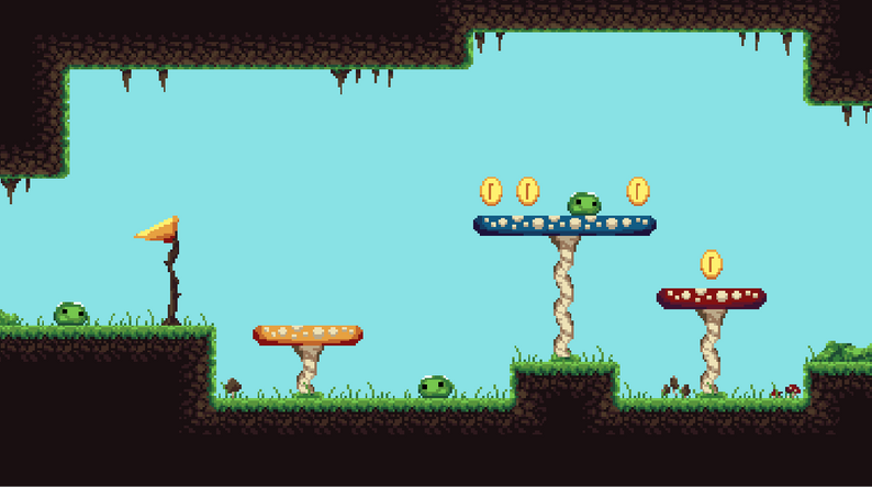 Shroomy Platformer Mini Asset Pack by Cal McEachern