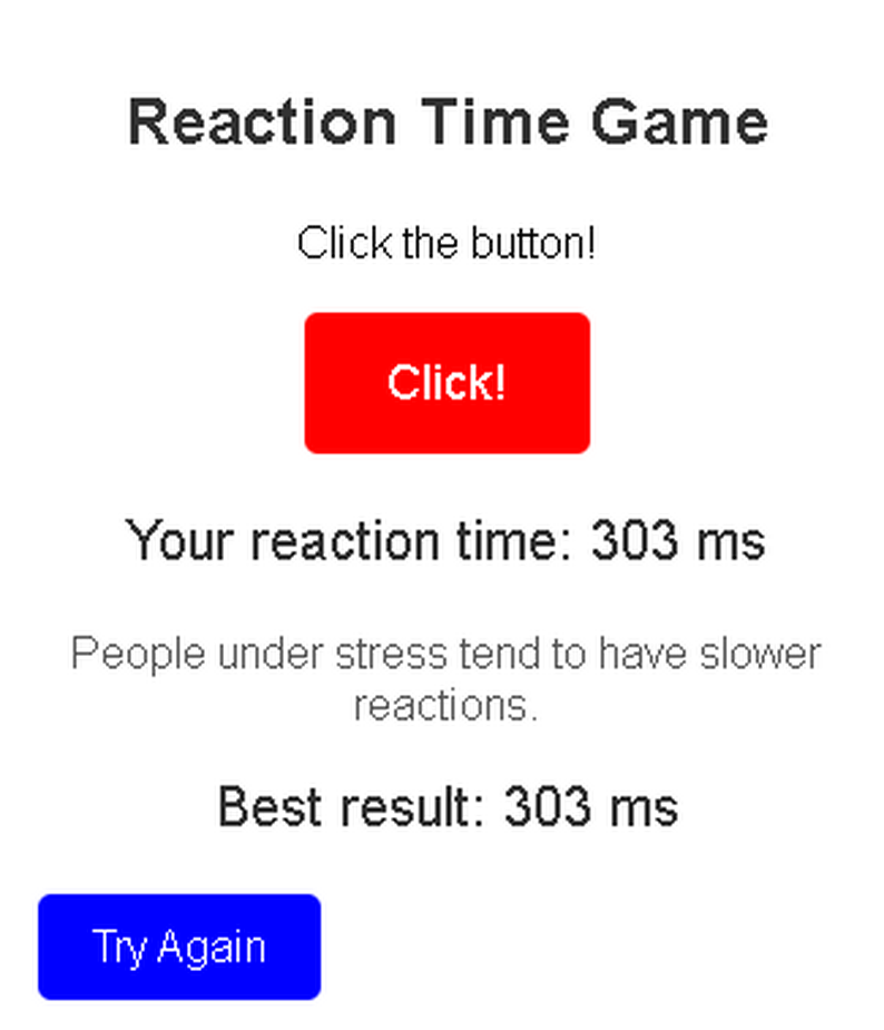 Reaction Time by xeuby