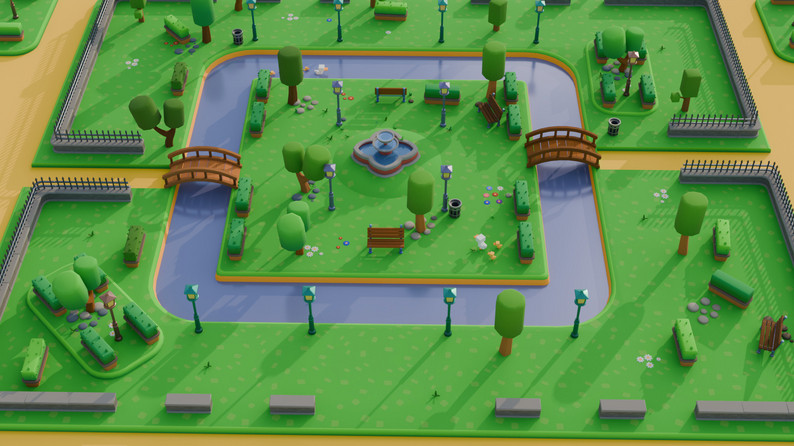 Cute Park Pack by RG Poly
