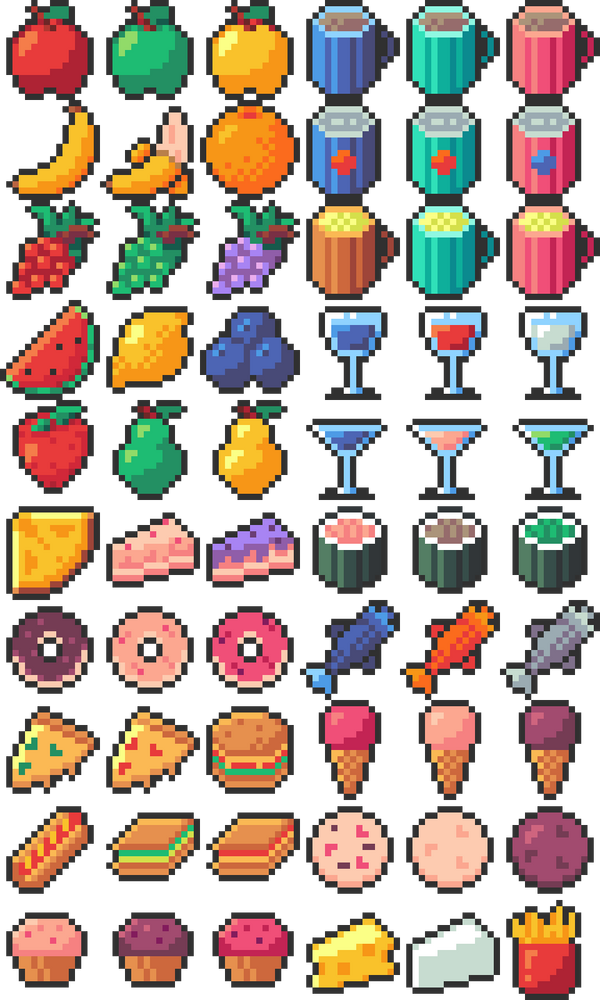 2D Items MegaPack - Free by Line Across