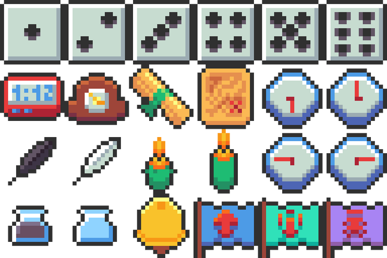 2D Items MegaPack - Free by Line Across