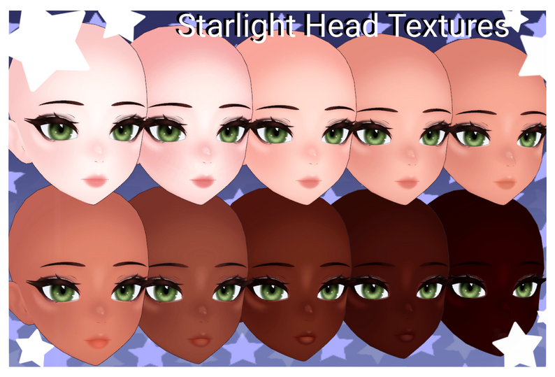 Starlight Head Textures By CrystalTheBaka by Kissanity