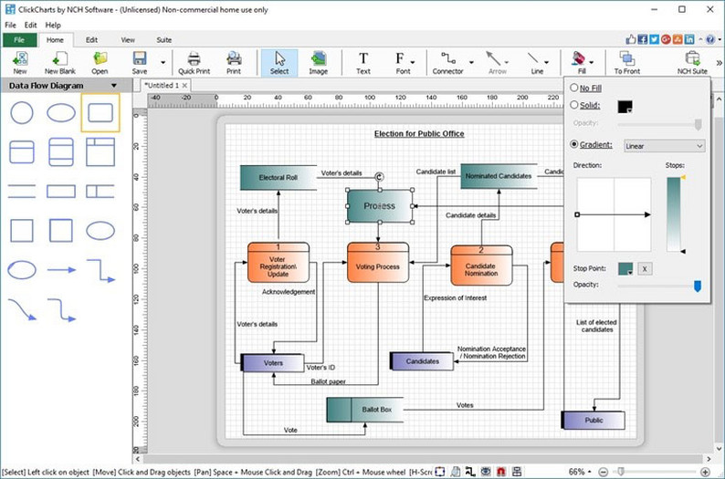 ClickCharts - Diagram & Flowchart creator by NCHSoftware