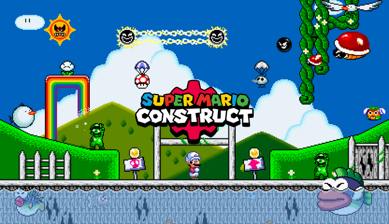Super Mario Construct - Desktop Version by Level Share Square Games