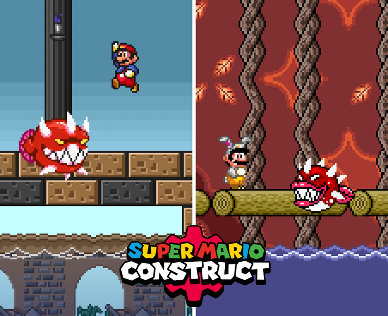 Super Mario Construct - Desktop Version by Level Share Square Games