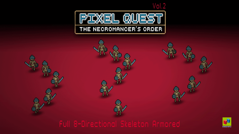 2D Pixel Quest Vol.2 -The Necromancer's Order by Barely_Games