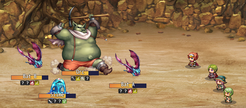 Weakness Display plugin for RPG Maker MV by Olivia