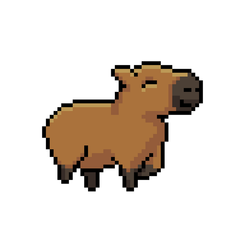 Cute Capybara by LordGareth