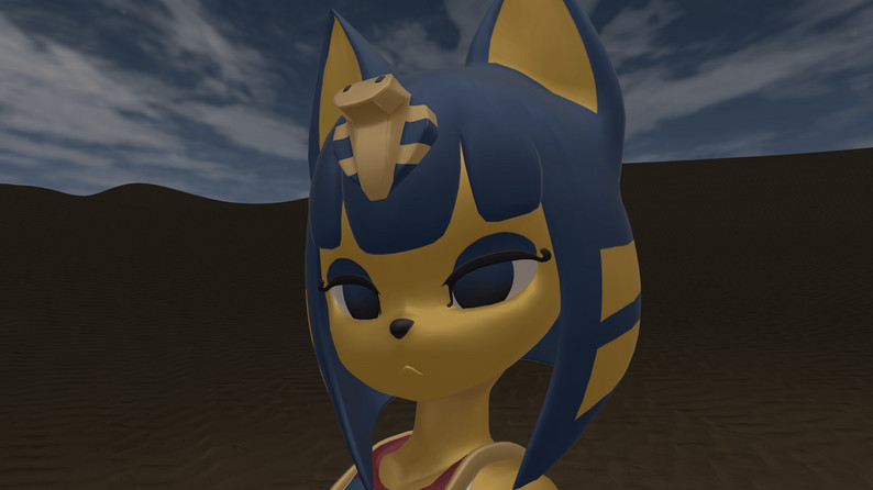 Ankha VRChat SDK3 Avatar [PC] by Connie