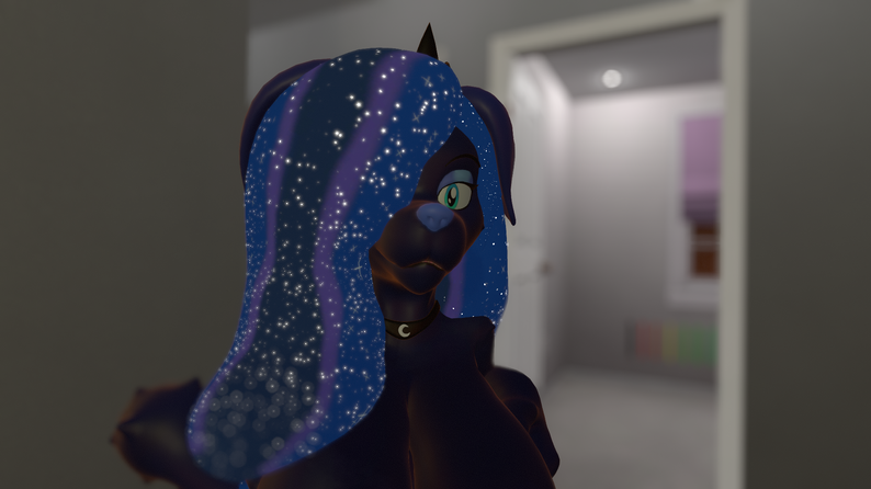 Luna Dog VRChat SDK3 Avatar by Connie