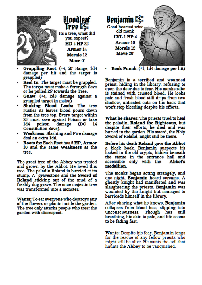 Knave 2e One Shot - The Abbey by InternalRockStudio