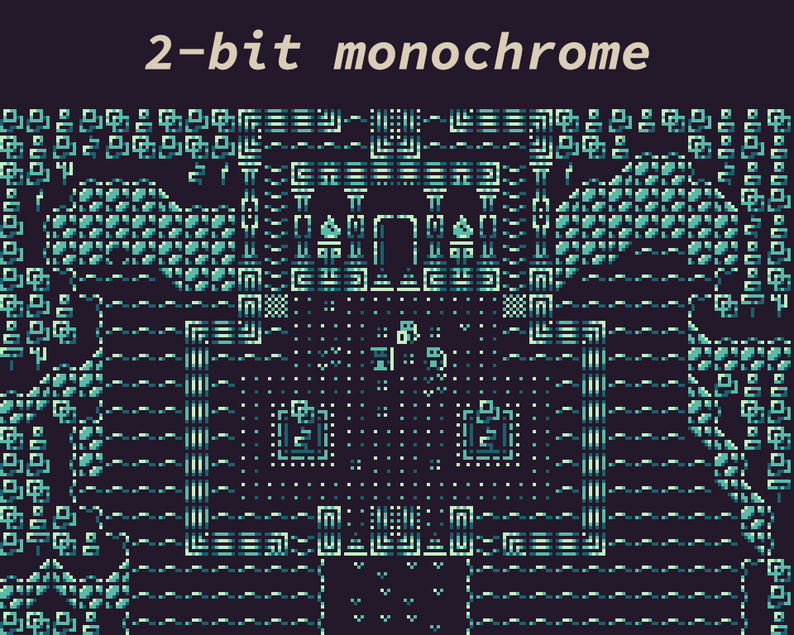 minimal_8 - 8x8 retro assets 1-bit / 2-bit by algernon3000