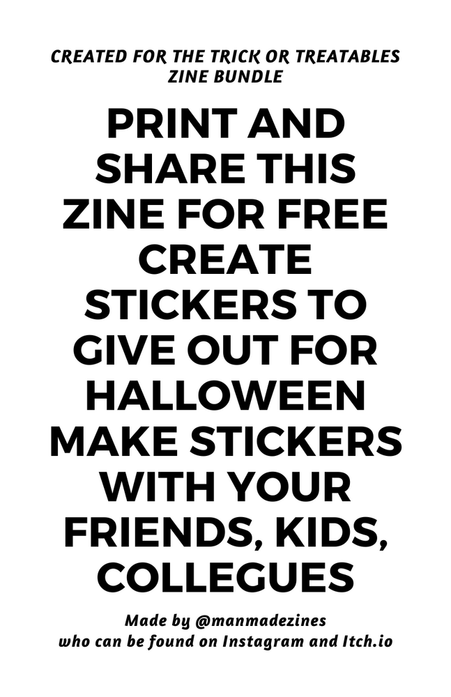 Homemade Sticker Making Tutorial by ManMadeZines