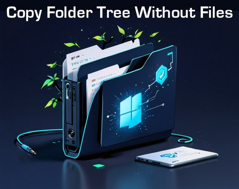 Copy Folder Tree Without Files (.bat) by Reactorcore