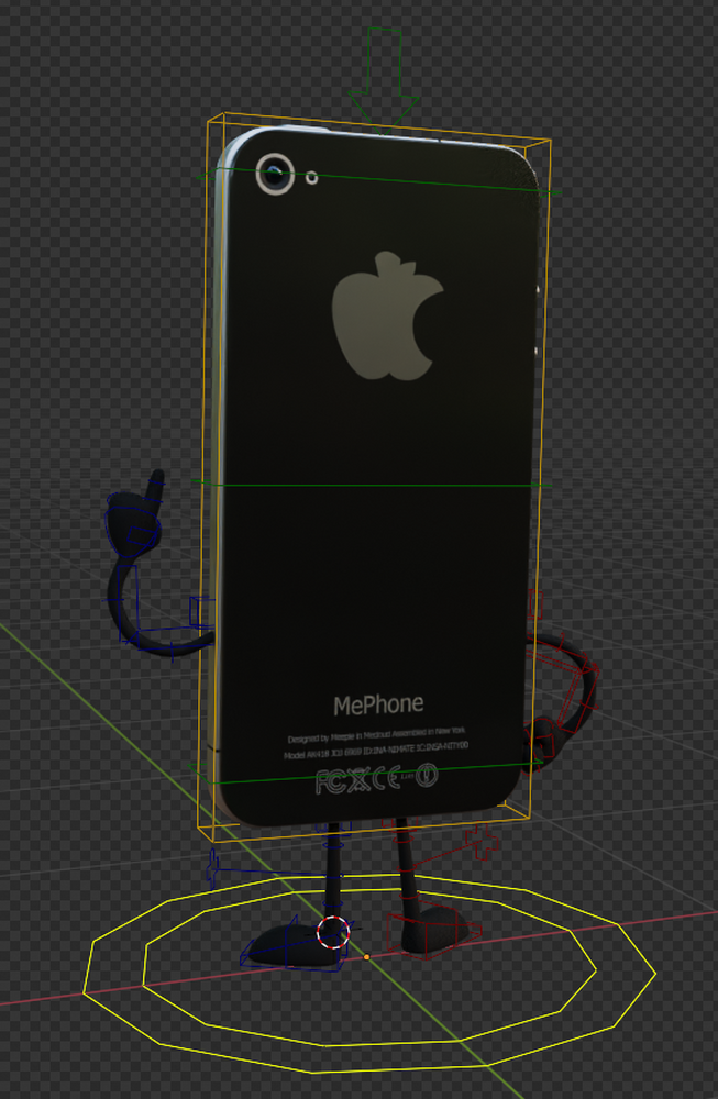 [Inanimate Insanity] MePhone 4 3D model by AshleyOrange