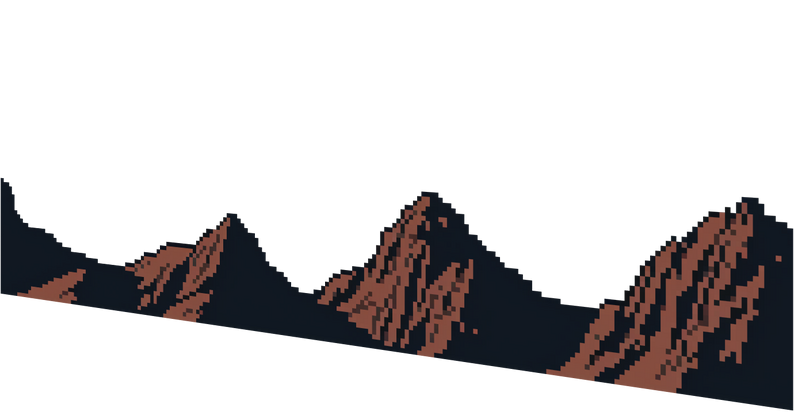 Mountain Parallax Backgrounds featuring mountains and a beautiful sky ...