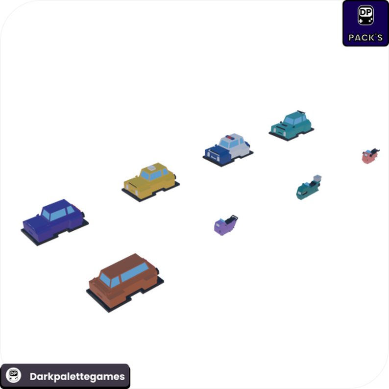 LOW-POLY SCI-FI ASSETS by DARK_PALETTE