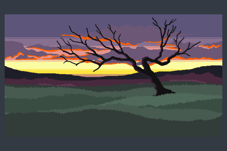 4 Free Pixel Backgrounds by Free Game Assets (GUI, Sprite, Tilesets)