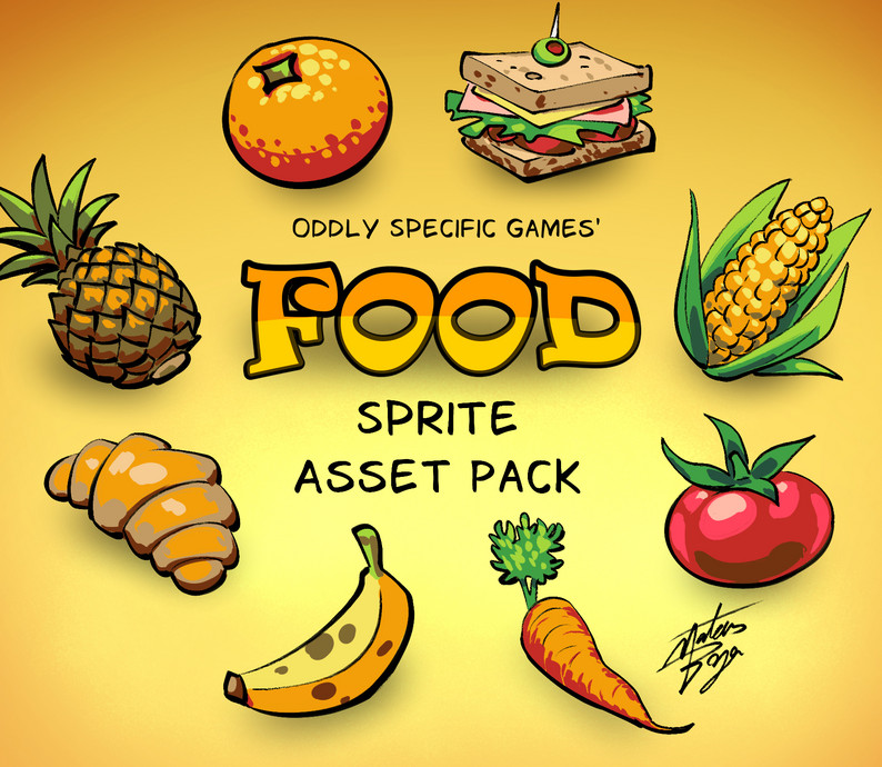 Food Sprite Asset Pack by OSG