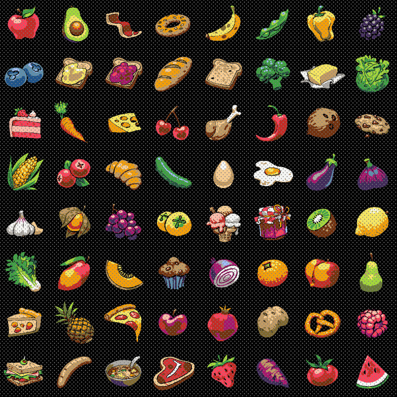 Food Sprite Asset Pack by OSG
