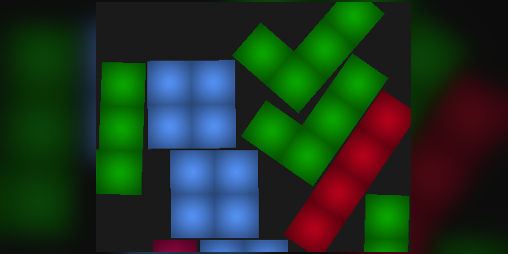 Tetris with Physics by Ahmet Kamil Keleş