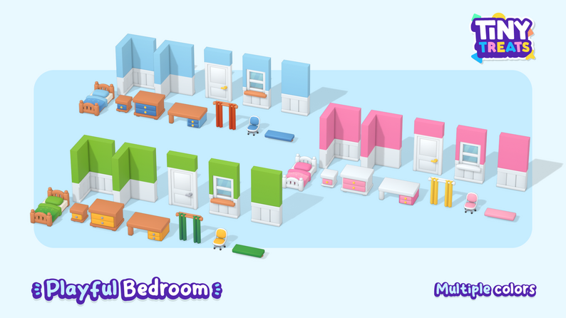 Tiny Treats - Playful Bedroom set by Tiny Treats