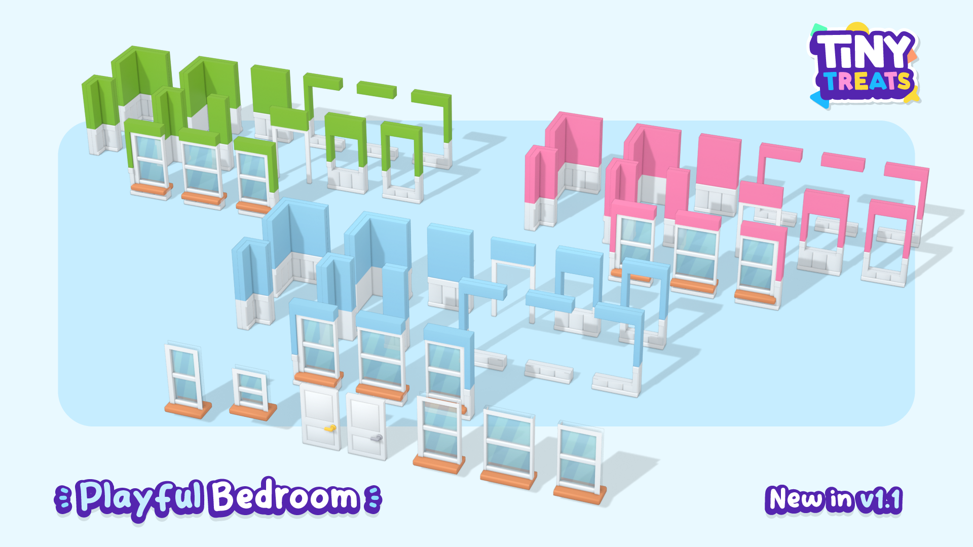 Tiny Treats - Playful Bedroom set by Tiny Treats