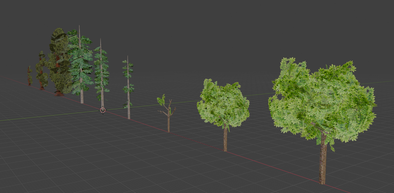 PSX - Basic Forest 3D by H_mon
