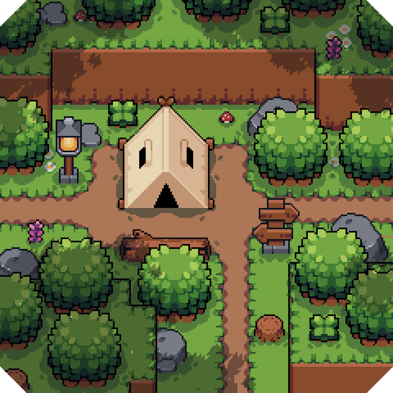 Pixelwood Valley ( Free + Premium ) | 16x16 Pixel Art Asset Pack by Gowl
