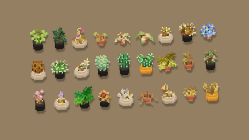 The Pixel Plants Pack by VuVuu Inc.