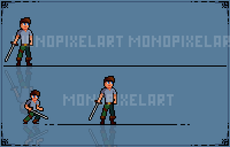2D Free Animated Character Pack by MonoPixelArt