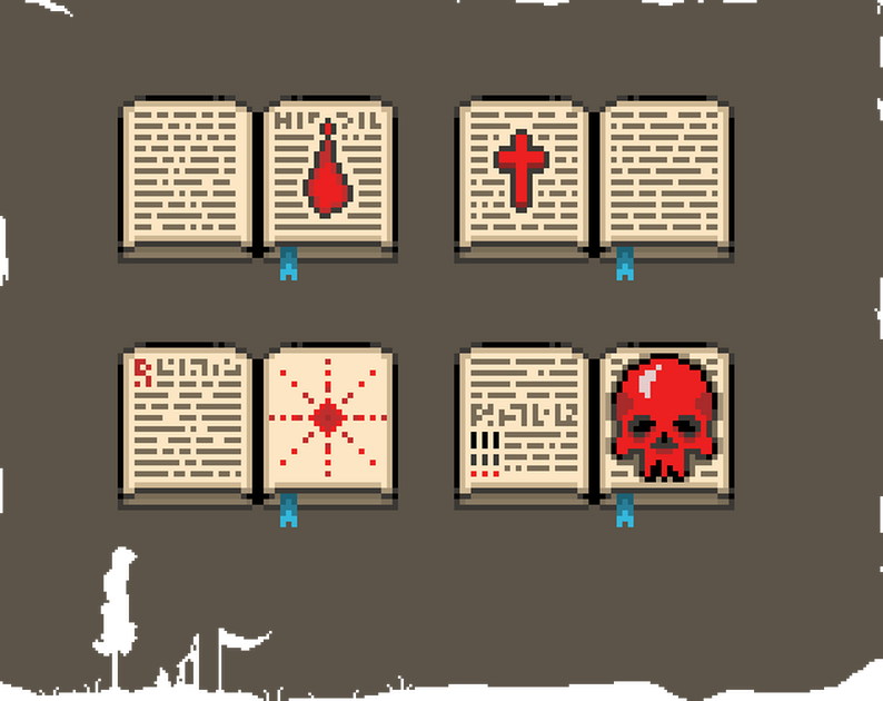 Pixel Art - Library of Books by Arijkx