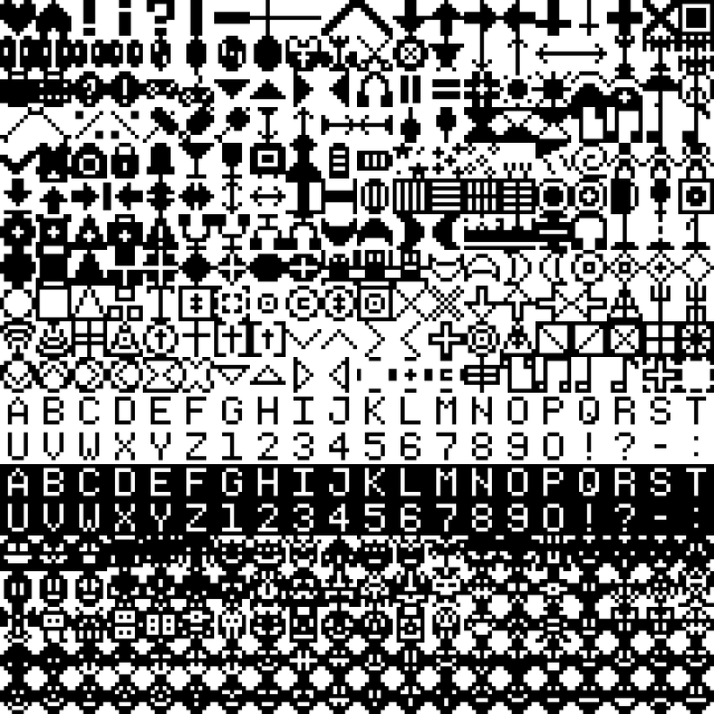 400+ sprites 1 bits- Pack (9x9) by KabGames