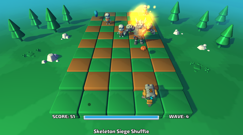 Skeleton Siege Shuffle by paweljarosz