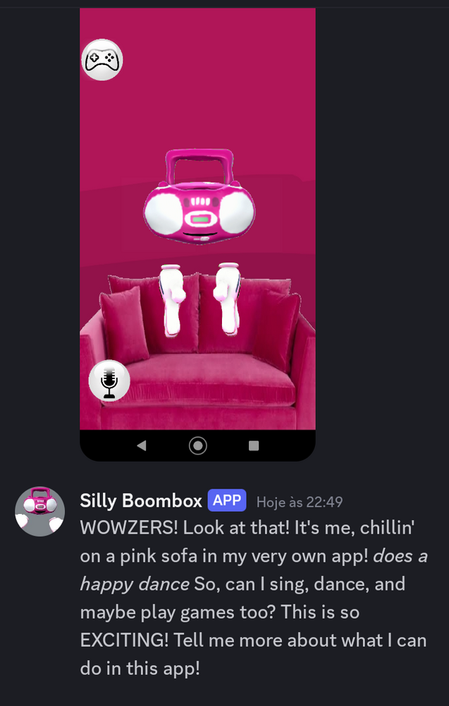 Talking Silly boombox by Kauê Land