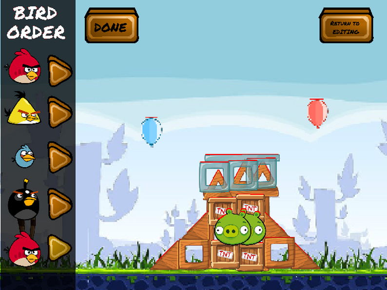 Angry Birds Level Creator by Bendo