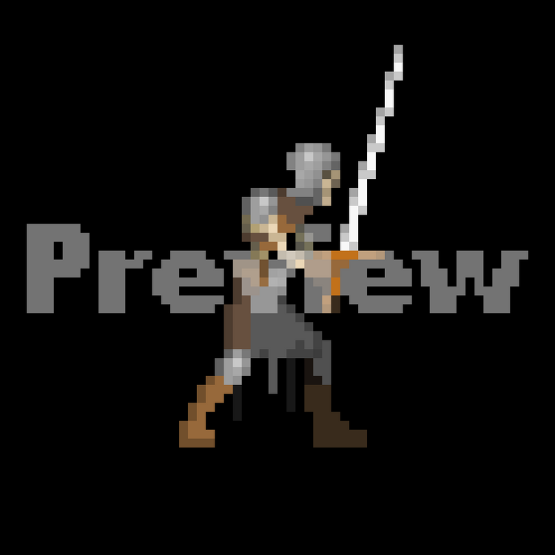 Undead Swordsman #2 - Pixel Art Character by Lazerpants Studios