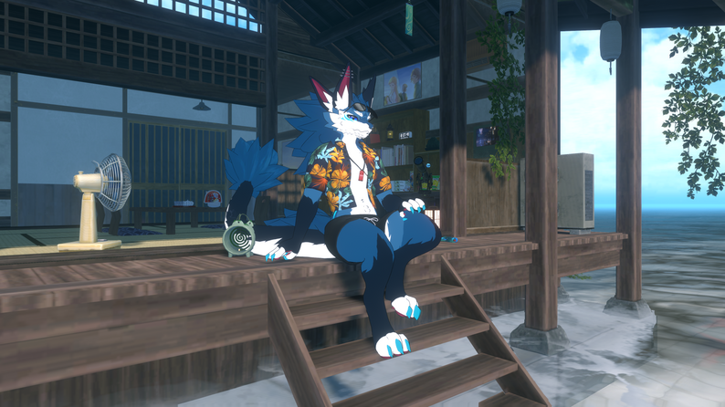 Beach Outfit for Novabeast & Nightbeast (VRChat PC and Quest Compatible ...