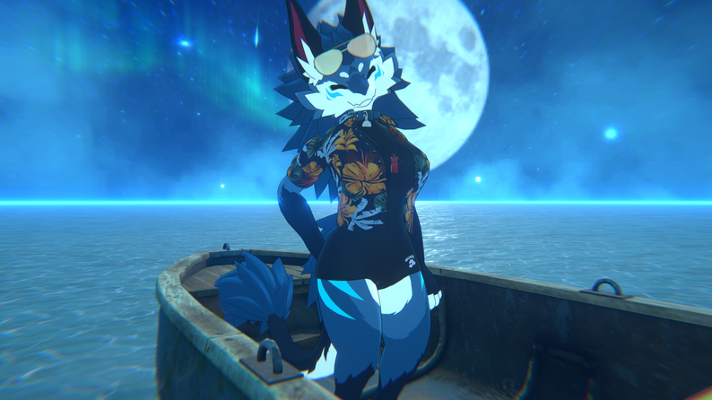 Beach Outfit for Novabeast & Nightbeast (VRChat PC and Quest Compatible ...