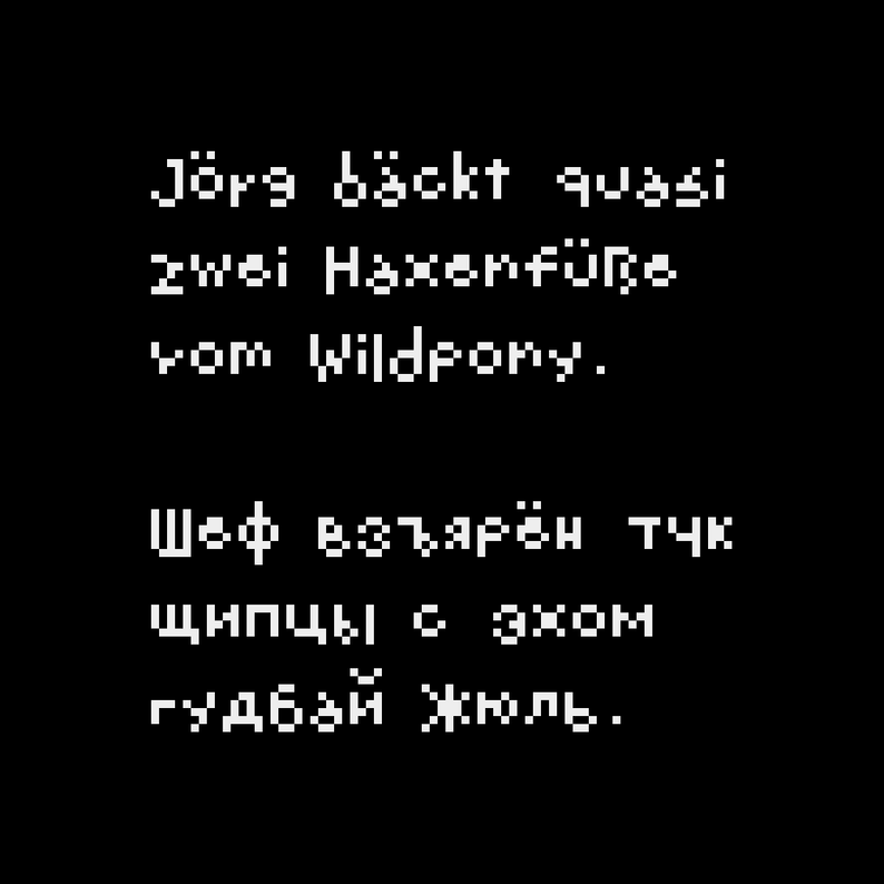 Pixel Font - DESERT by somepx
