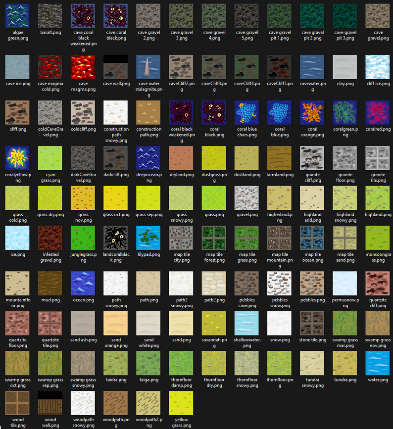 114 Free Seamless 64px RPG Tiles by CodeSpree