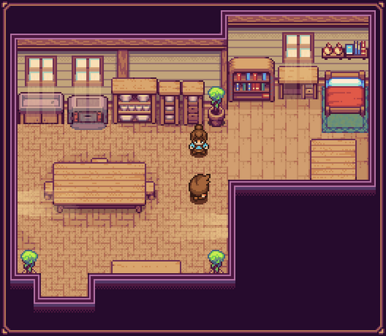 TDRPG - Interior - Pixel Art Top-Down Tileset by Raou