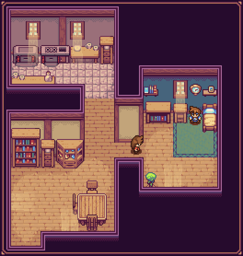 TDRPG - Interior - Pixel Art Top-Down Tileset by Raou