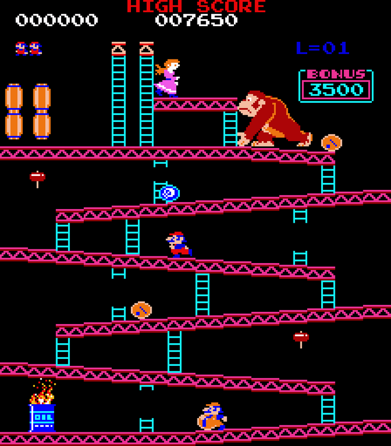 Donkey Kong Pygame by Fake 8-bit
